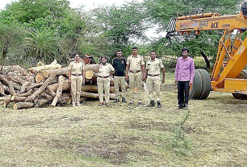दोन लाखांचे अवैध लाकूड जप्त - Marathi News | Two lakh illegal timber ...