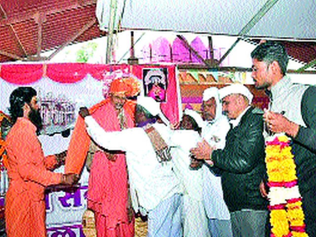 जनार्दन स्वामी पालखी मिरवणूक; जळगाव नेऊरला प्रवचन सोहळा Nashik Marathi ...