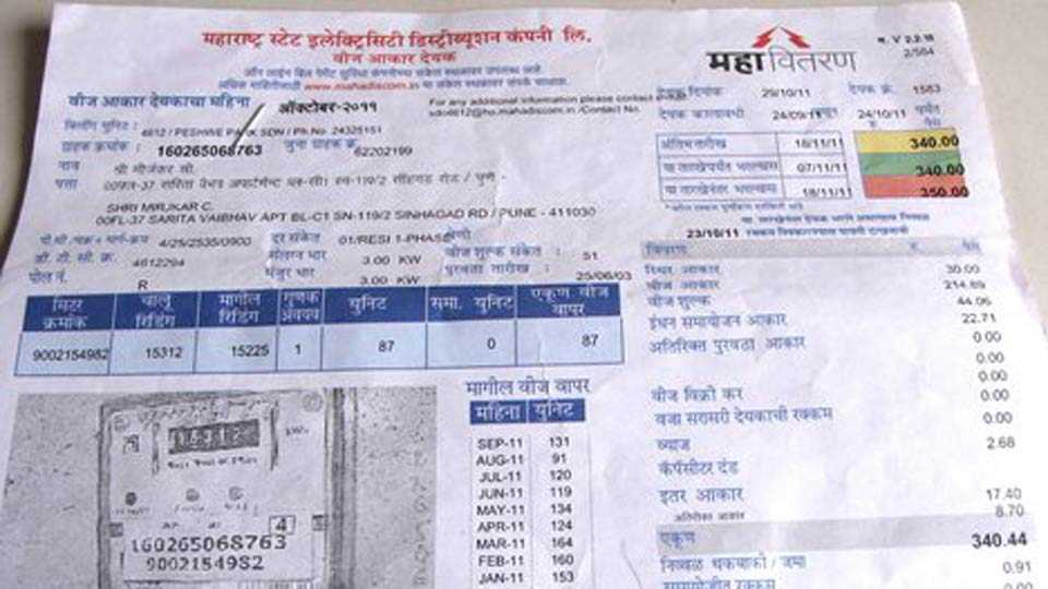 सहा हजार कोटींचे वीज बिल थकविले Pune Marathi News | Six thousand crore ...