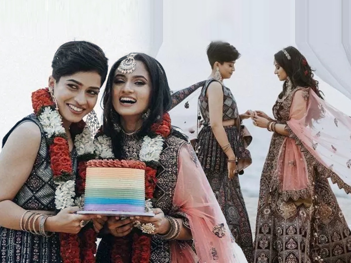 केरळच्या लेस्बियन कपलने केलेले अनोखे फोटोशूट व्हायरल; अशीही एक ...