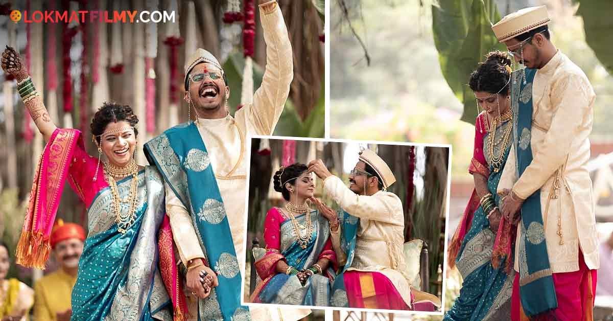 साथ सात जन्माची! अभिनेत्री कौमुदी वलोकर अडकली लग्नबंधनात; थाटामाटात पार ...