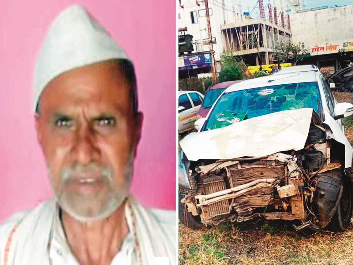 भरधाव चारचाकी - दुचाकीच्या अपघातात एक ठार, तीन जखमी Chhatrapati sambhajinagar Marathi News | One ...