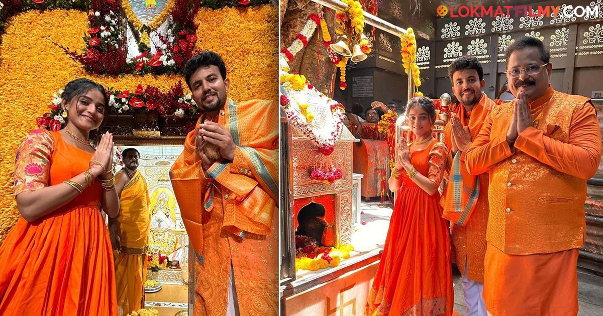 आदेश बांदेकरांसोबत पारु मालिकेची टीम अक्कलकोट स्वामी समर्थांच्या चरणी ...