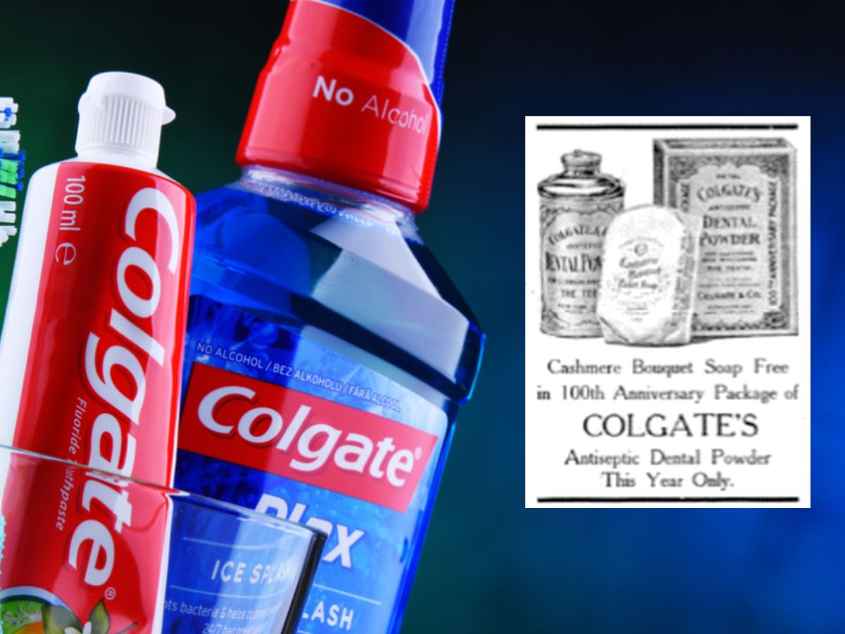 १८०६ : कोलगेट आणि डेन्टल पावडर | 1806: Colgate and dental powder ...