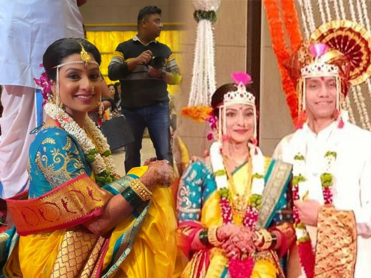 Amruta Pawar Wedding : तुझ्या माझ्या संसाराला आणि काय हवं...! पाहा ...