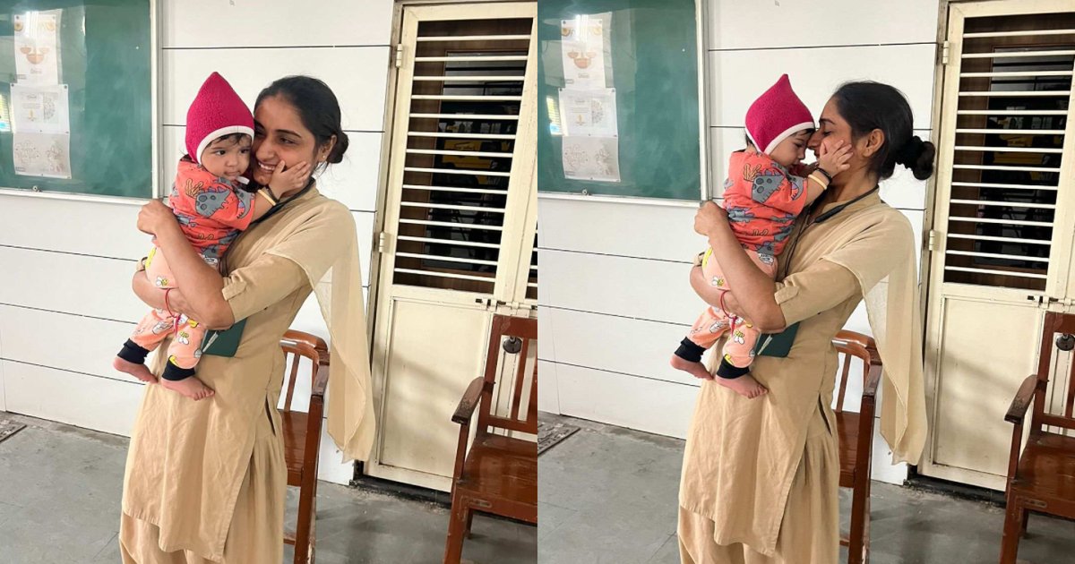 ...अन् जागी झाली खाकीतली हिरकणी; सोशल मीडियावर कौतुकाचा वर्षाव ...