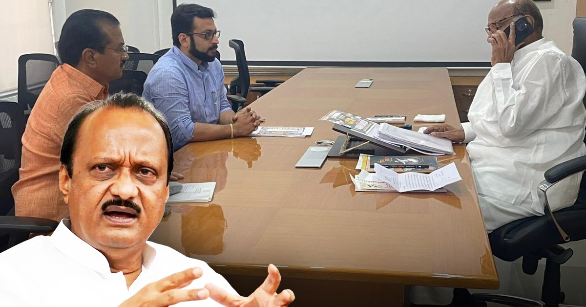 अजितदादांचं ओपन चॅलेंज, दुसऱ्या दिवशी अमोल कोल्हे थेट पवारांच्या भेटीला ...