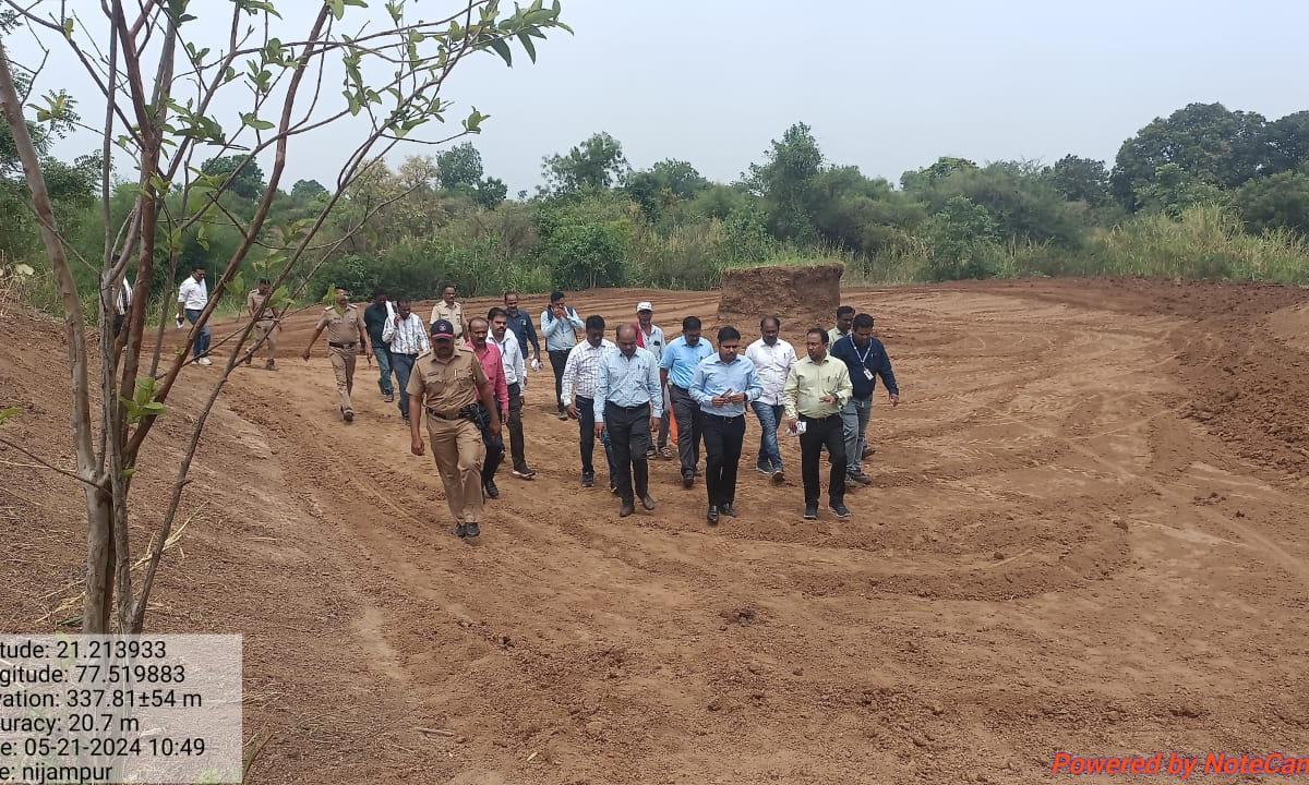 जिल्हाधिकाऱ्यांची जलयुक्त शिवारच्या कामावर स्पॉट व्हिजिट Amravati ...