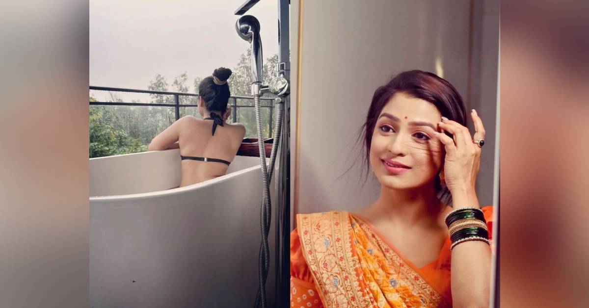 पहिल्यांदाच कॅमेरासमोर बोल्ड झाली अमृता; फोटो पाहून चाहते अवाक् - Marathi News | marathi tv ...