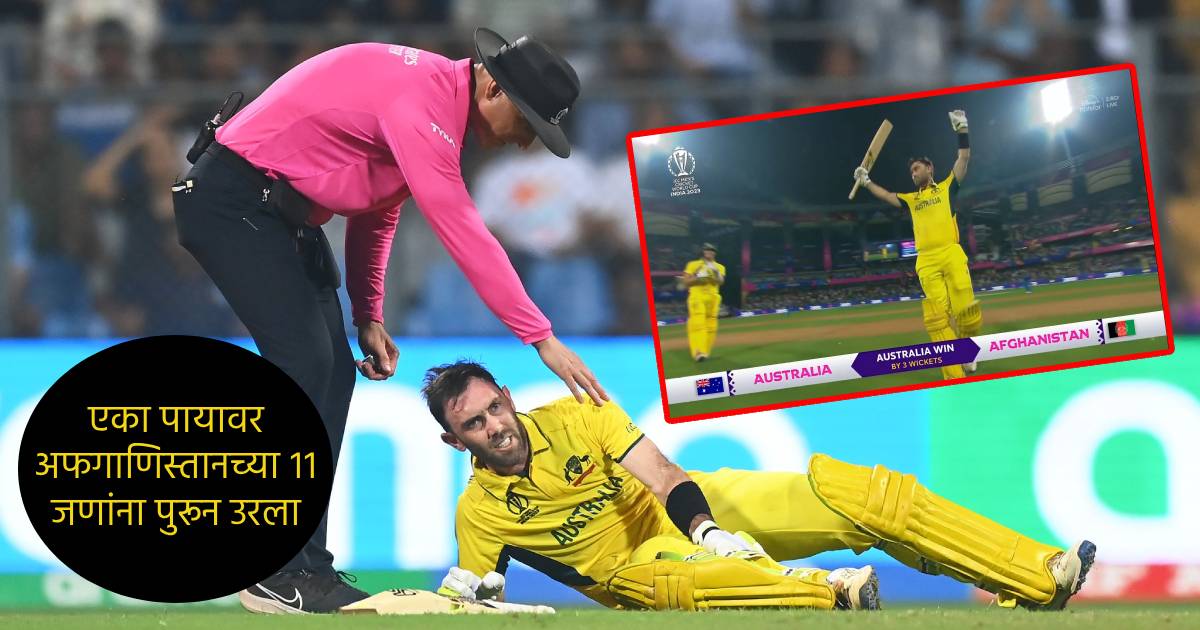 २१ चौकार, १० षटकार! ग्लेन मॅक्सवलेचे द्विशतक अन् अनेक पराक्रम, मोडला ...
