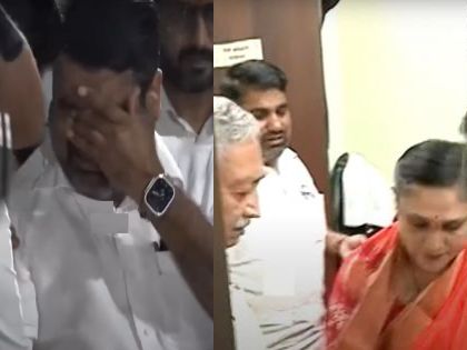 Satej Patil: सतेज पाटलांच्या डोळ्यांत अश्रू तरळले; "दुपारी २.३६ ...