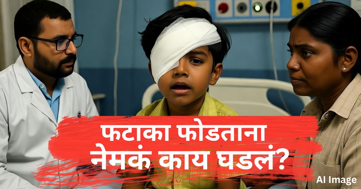 Beed: फटाका विझलाय समजून पुन्हा पेटवयाला गेला अन्...; बीडमध्ये सहा वर्षांच्या मुलासोबत भयंकर ...