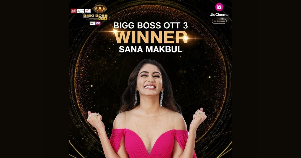 सना मकबूल झाली Bigg Boss Ott 3 ची विजेती मिळाली २५ लाख रुपयांची रक्कम