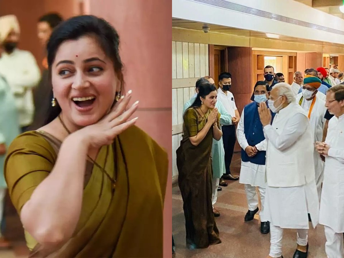 Navneet Rana: नवनीत राणांच्या चेहऱ्यावर हसू कशाचे, दिल्लीत दाखवली ...