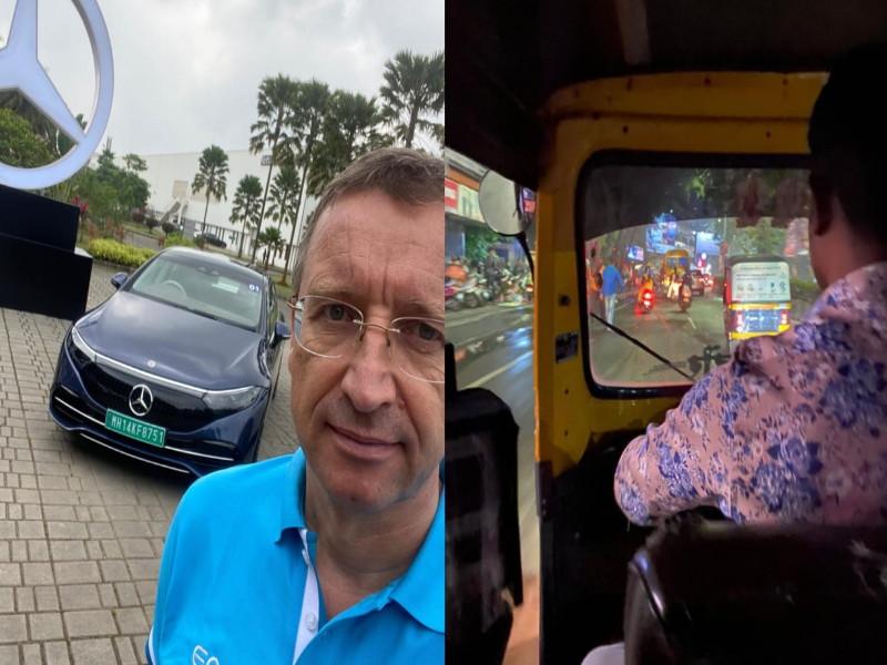 स्थळः पुणे! 'मर्सिडीज'च्या सीईओंना रिक्षाने प्रवास करावा लागतो तेव्हा ...