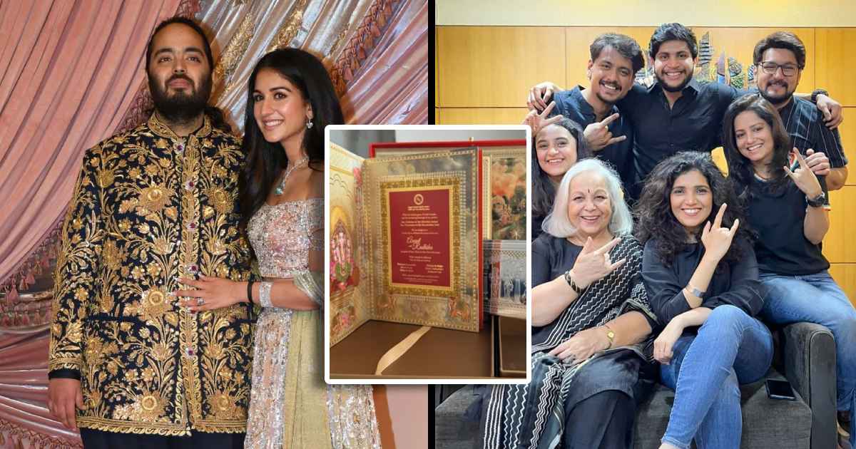 अनंत-राधिकाच्या लग्नाचं 'चारचौघी' नाटकाच्या टीमला आमंत्रण, अभिनेत्याने ...