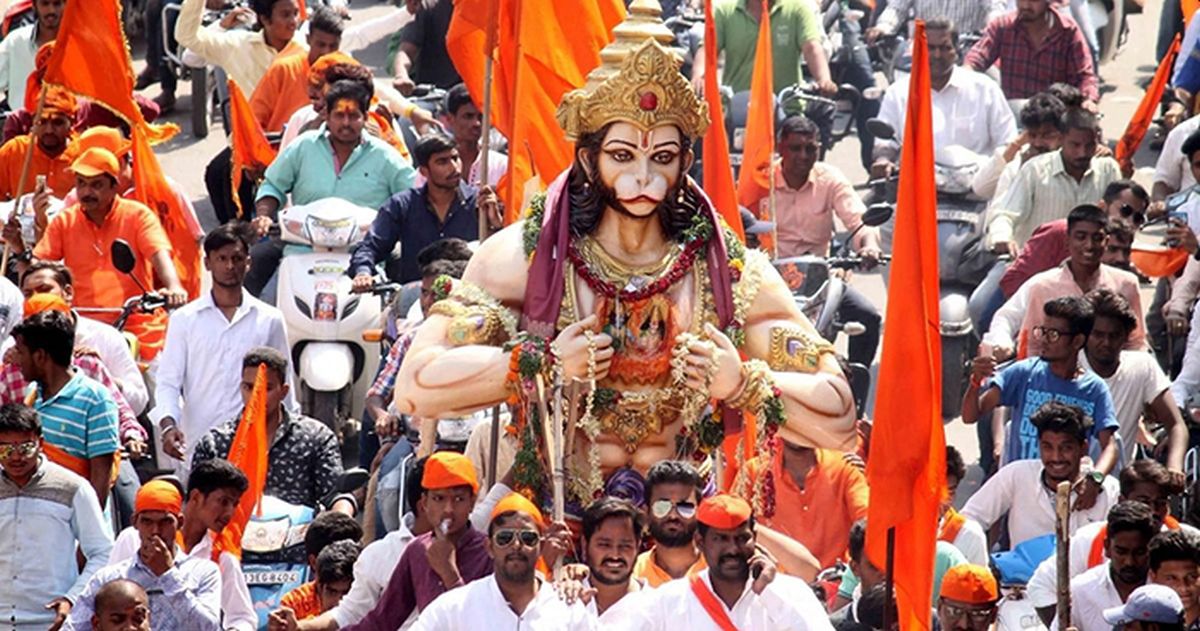 बंगालमध्ये सेंट्रल फोर्स, दिल्लीत पोलिसांच्या तैनातीत शोभायात्रा ...