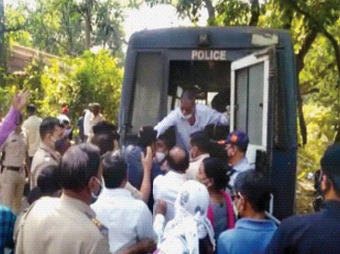 एनआरसी वसाहतीच्या पाडकामास कामगारांचा विरोध; पोलिसांकडून लाठीचार्ज, २५ ...