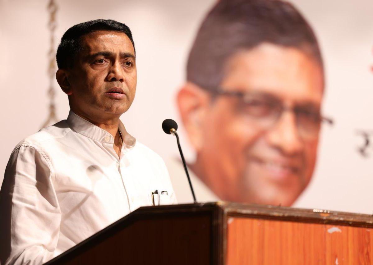 दत्ता नाईकांनी देश प्रथम भावना जपली: मुख्यमंत्री प्रमोद सावंत Goa ...