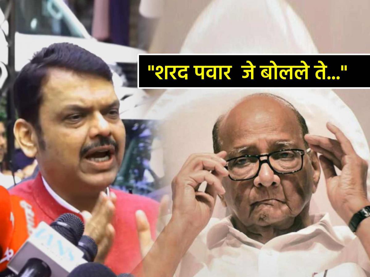 शरद पवारांच्या विधानावर CM फडणवीसांचं प्रत्युत्तर, म्हणाले- "ज्यांचे आप्तेष्ट मारले गेले ...