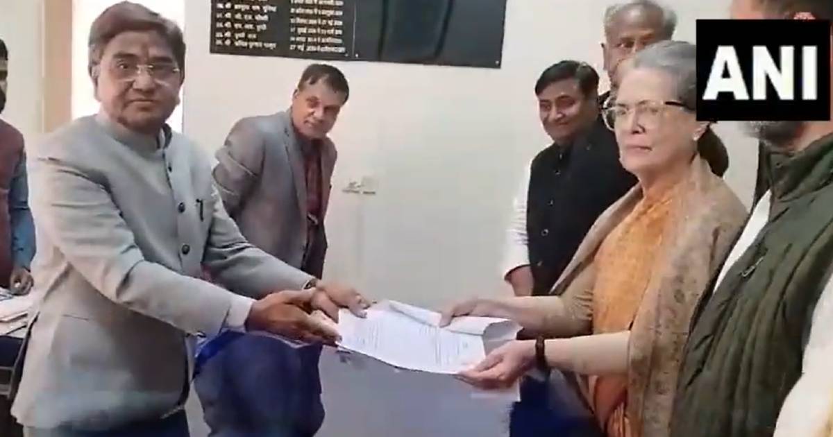 कन्फर्म! सोनिया गांधी राज्यसभा निवडणूक लढवणार; काँग्रेसचा ...