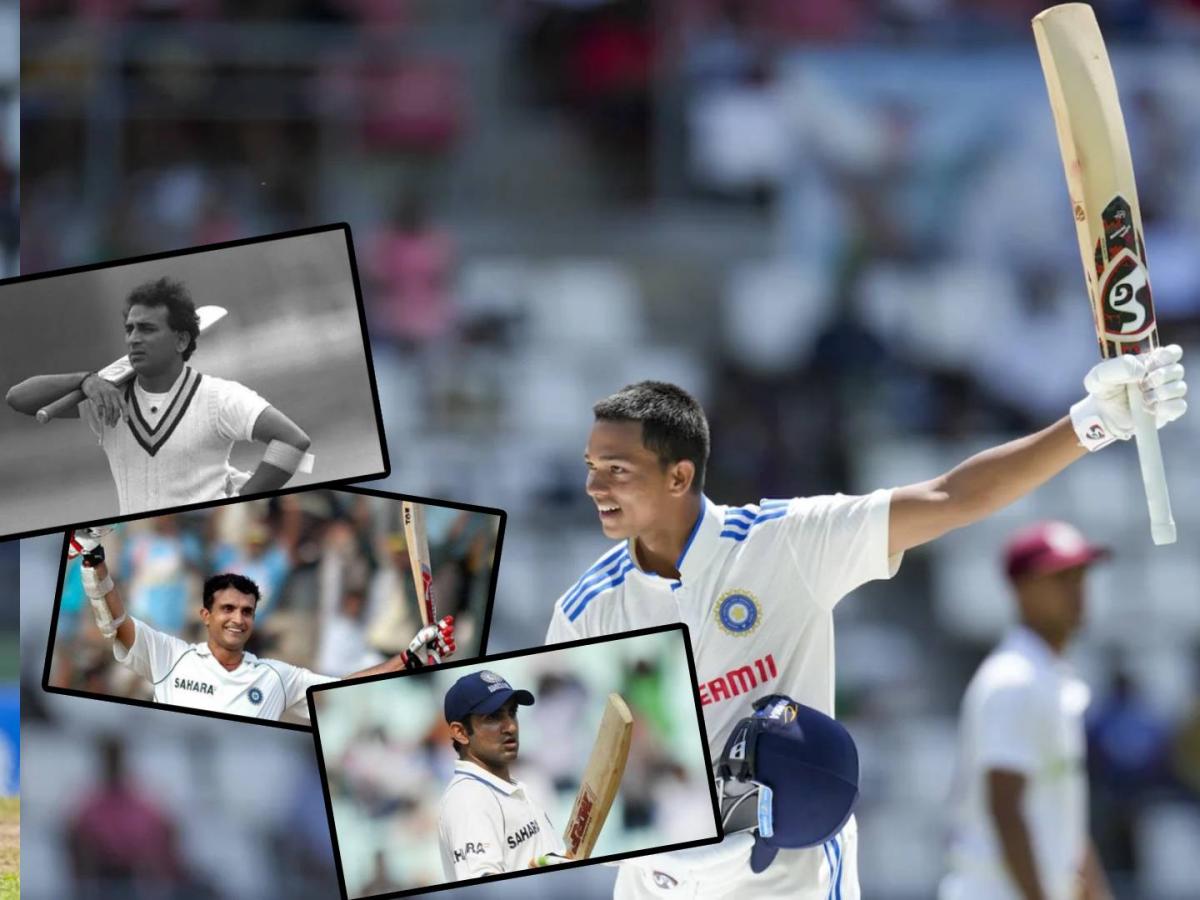 यशस्वी जैस्वालने मैदान गाजवले; गावस्कर, गांगुली, गंभीरसह ५४ ...