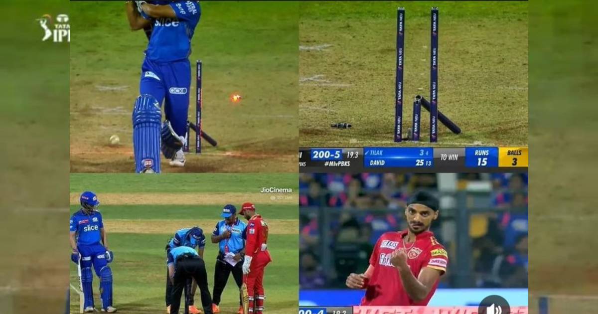IPL 2023 : अर्शदीप सिंगने २ स्टम्प तोडले, माहित्येय का ते किती लाखांचे ...