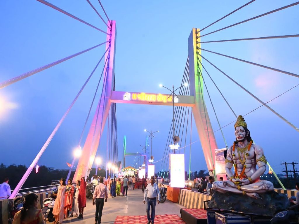 इरई नदीवरील रामसेतू प्रेम व सर्वधर्मसमभावाचा सेतू - सुधीर मुनगंटीवार ...
