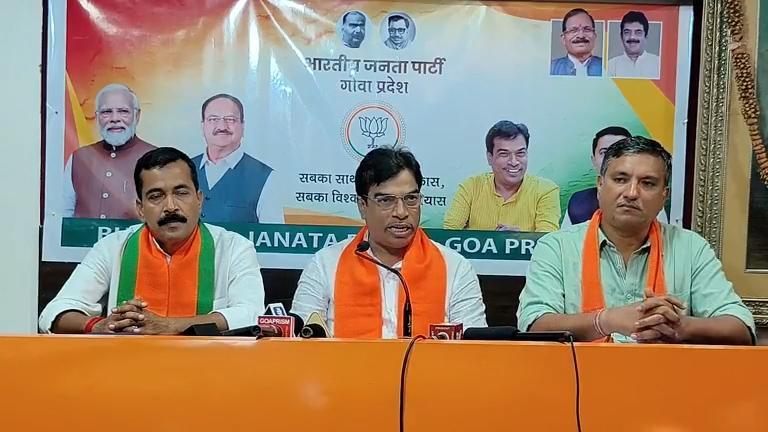 पत्रके वाटून काँग्रेसला उघडे पाडू; भाजप प्रदेशाध्यक्ष दामोदर नाईक Goa ...