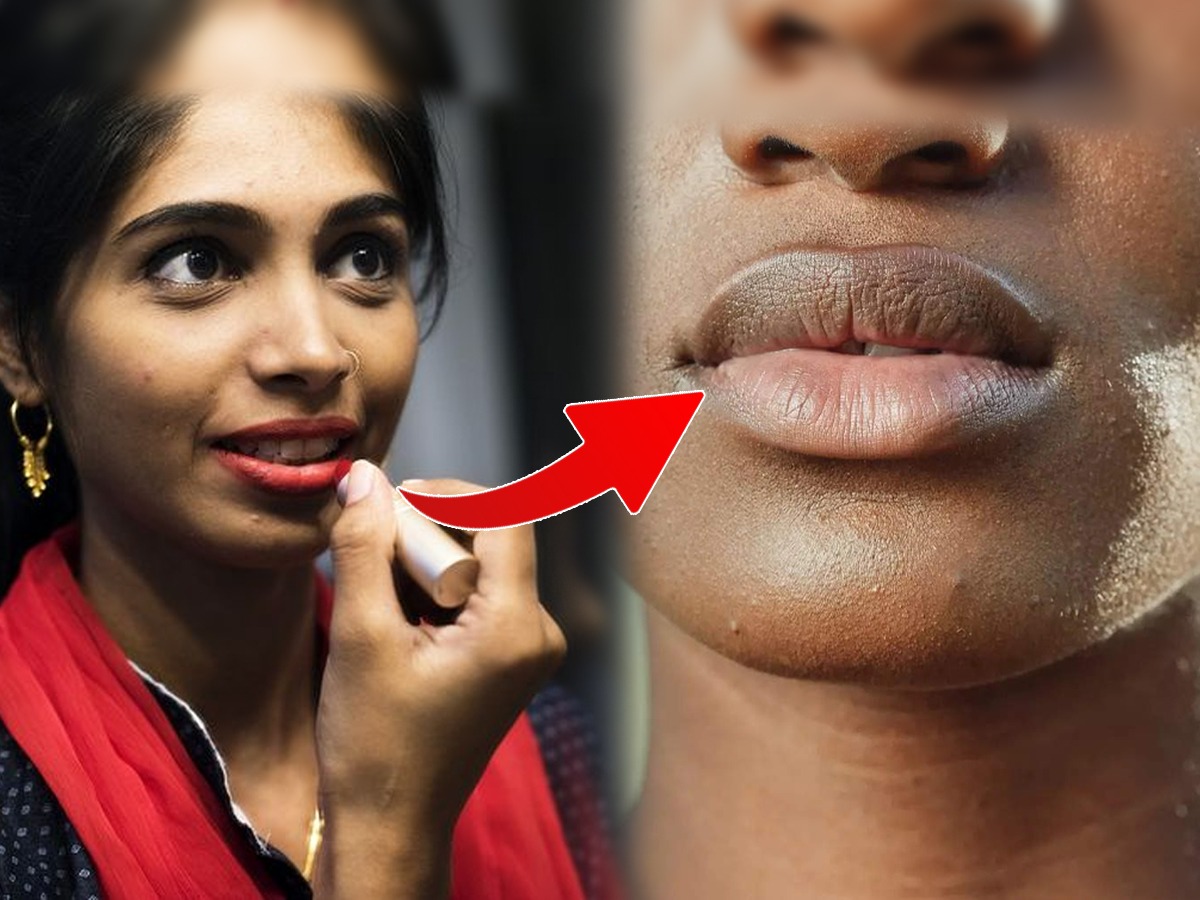 तुमच्या लिपस्टिकमुळे तर तुमचे ओठ काळे पडले नाहीत? बघा, तुम्ही चुकीची ...