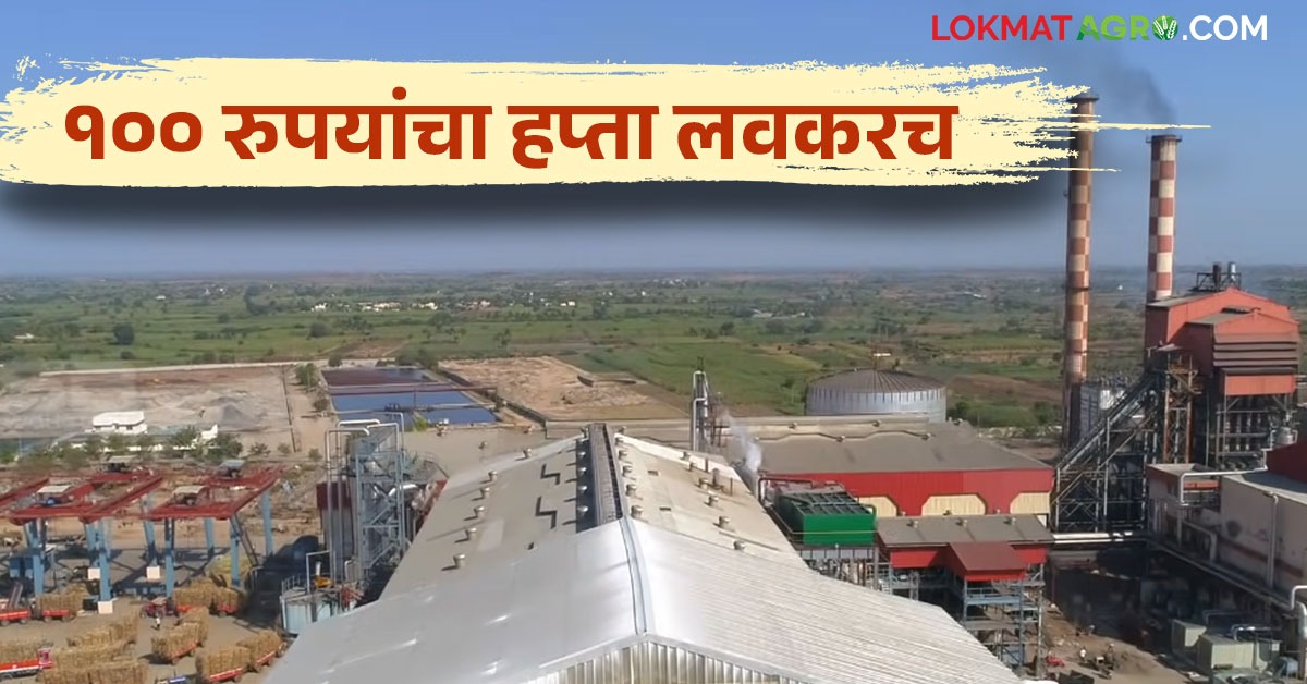 हा कारखाना देणार गेल्यावर्षीच्या गळीत हंगामातील उसाचा अंतिम १०० ...