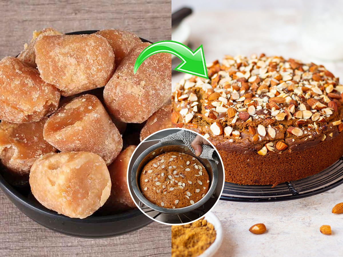 गुळाचा केक रेसिपी : डाएट आणि गोड दोन्हीचा समतोल राखायचा आहे? मग खा हा ...