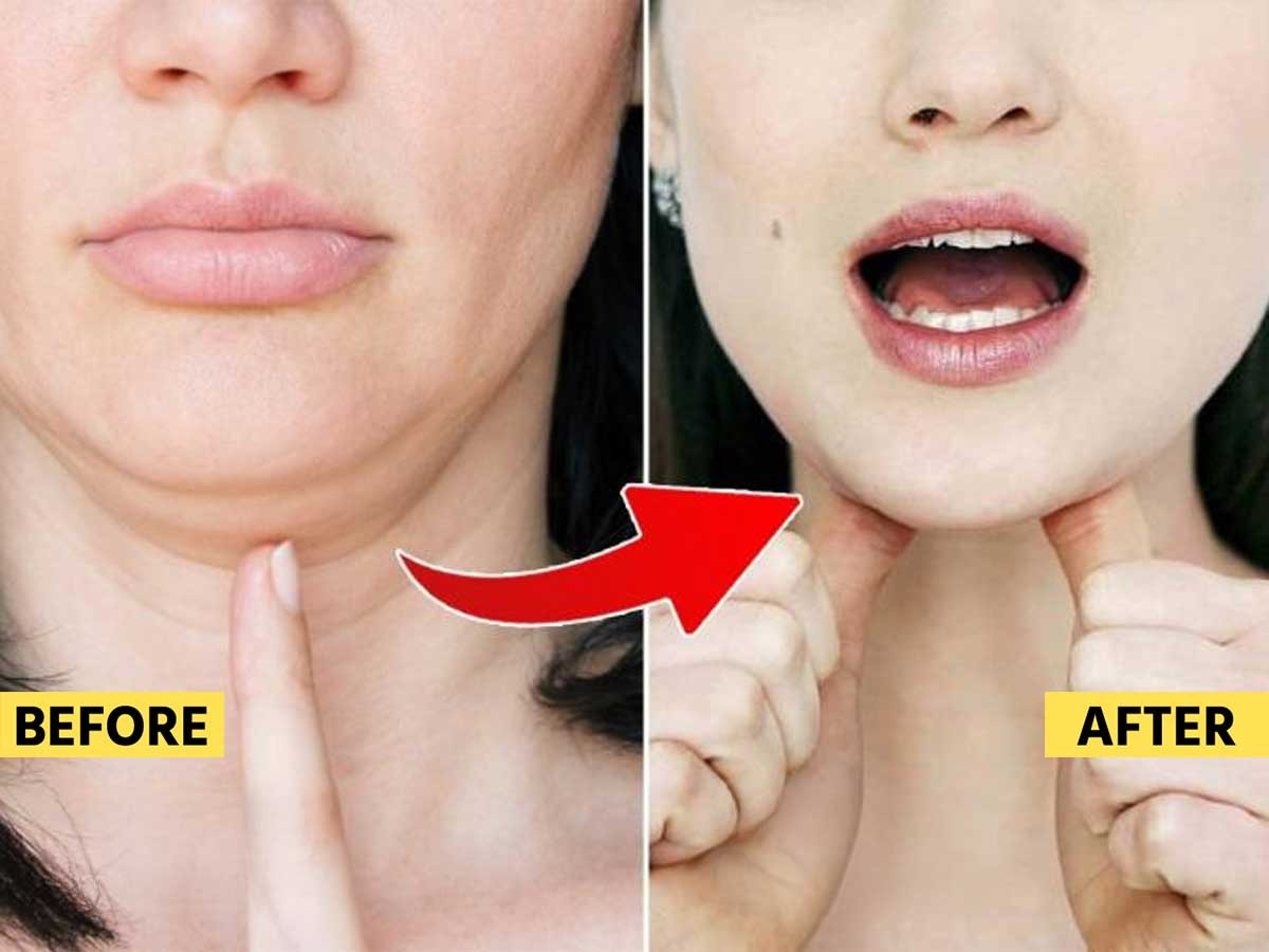 ७ दिवसांत 'डबल चिन' होईल गायब! १० मिनिटं करा 'हे' फेस योगा- जिमशिवाय ...