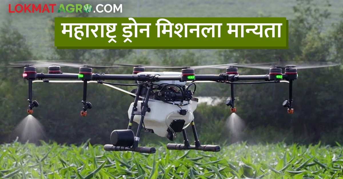 राज्यात ड्रोन मिशन राबविण्यास मान्यता; कसा होईल शेतीला फायदा ...
