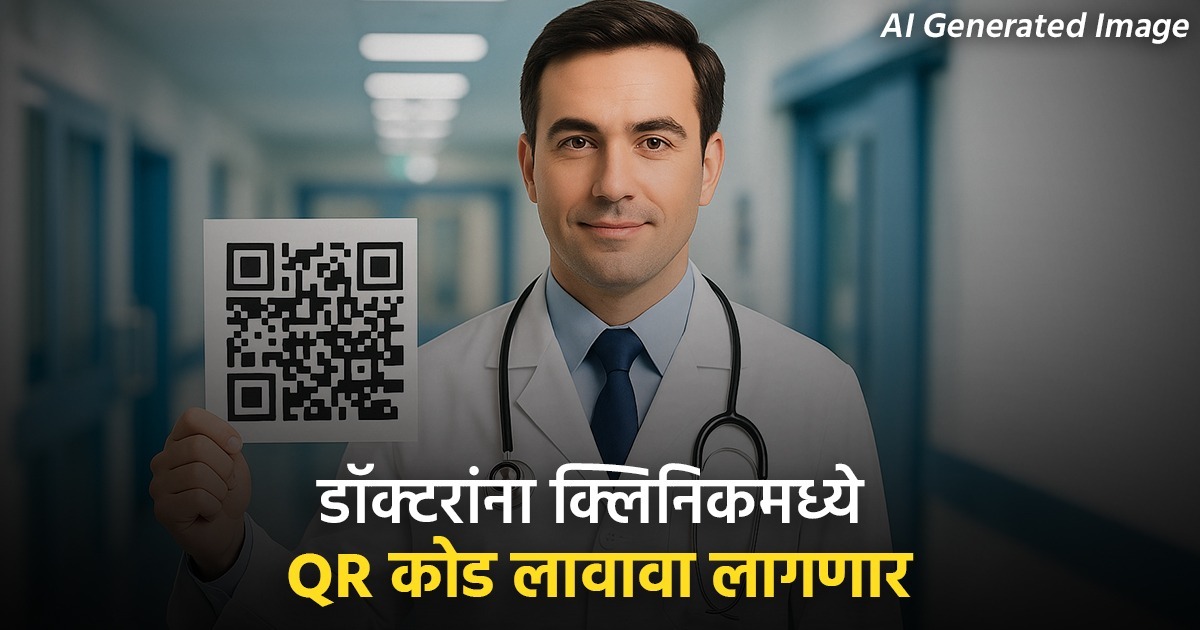 बोगस डॉक्टर आता पटकन ओळखता येणार, QR कोड स्कॅन करा, सगळी माहिती मिळणार ...