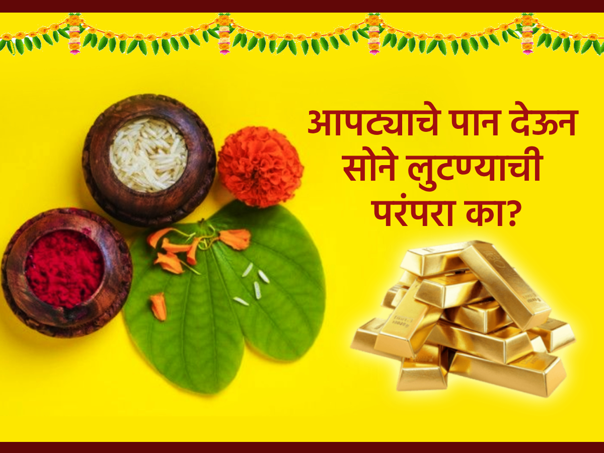 दसरा २०२५: आपट्याचे पान देऊन 'सोनं लुटणं' - या प्रथेचा इतिहास आणि रहस्य ...