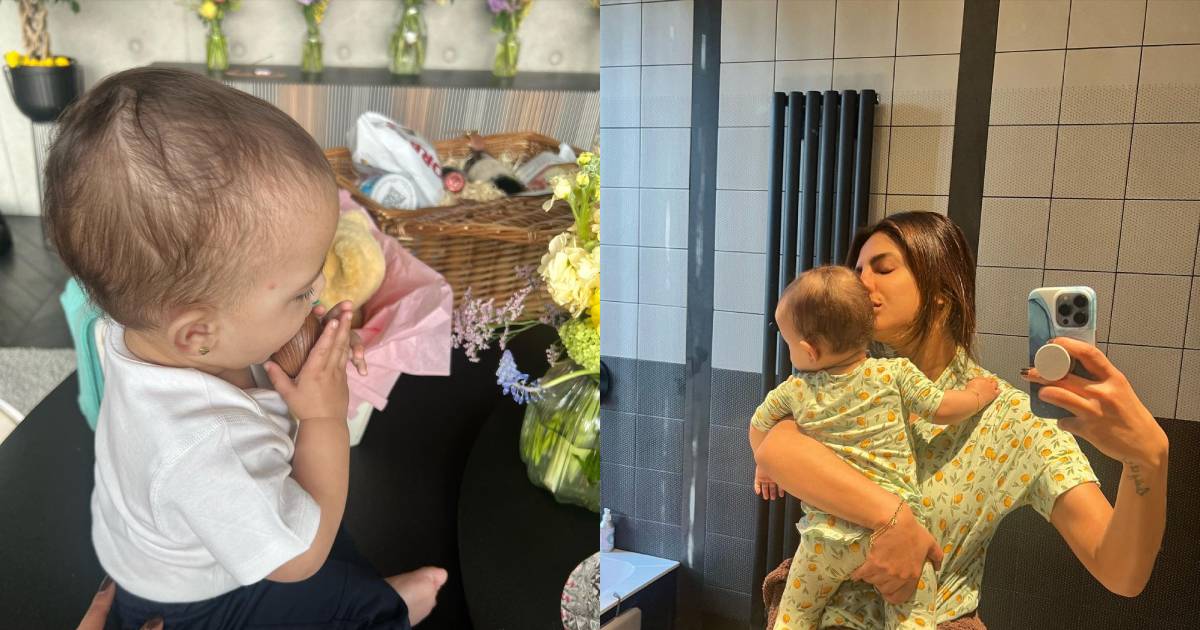 प्रियंकाने शेअर केले लेकीचे क्युट Photos; मालती मेरीसाठी खास ठरला पहिला ...