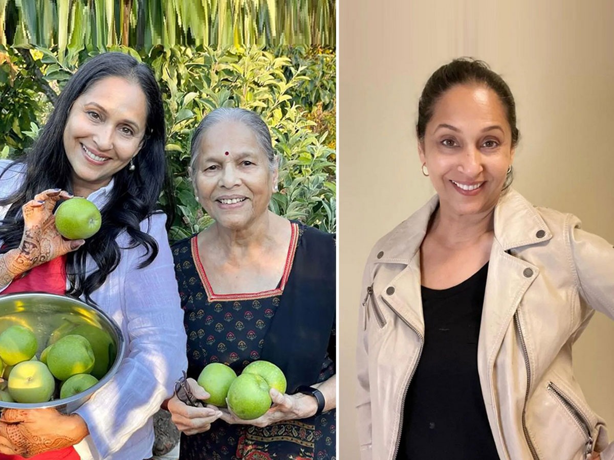 अश्विनी भावे सांगतेय, घरच्या बागेत पिकलेल्या हिरव्यागार सफरचंदाचा आनंद ...