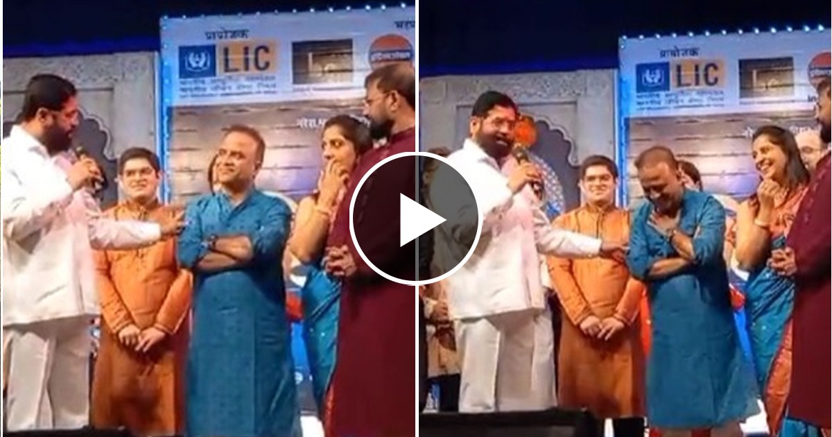 "मी तुमचा मोठा फॅन, हास्यजत्राही बघतो", मुख्यमंत्री शिंदेंनी केलं समीर चौघुलेंचं भर कार्यक्रमात ...