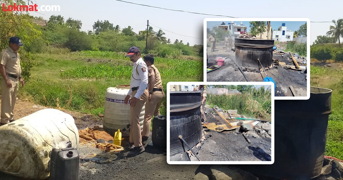अखेर पोलिसांना जाग आली! विषारी दारू प्रकरणानंतर उरुळी कांचनमध्ये ...