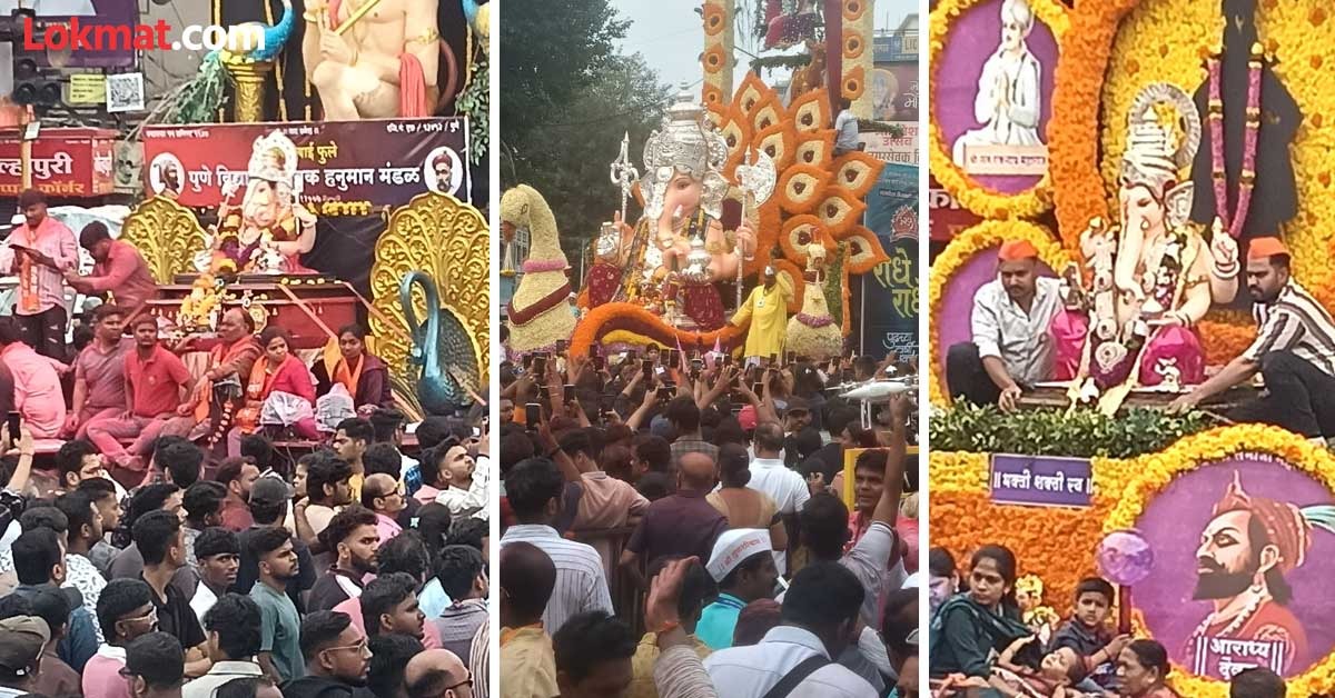 छत्रपती शिवाजी महाराज, लाेकमान्य टिळक, देवी आदिशक्ती; रथातून देव ...