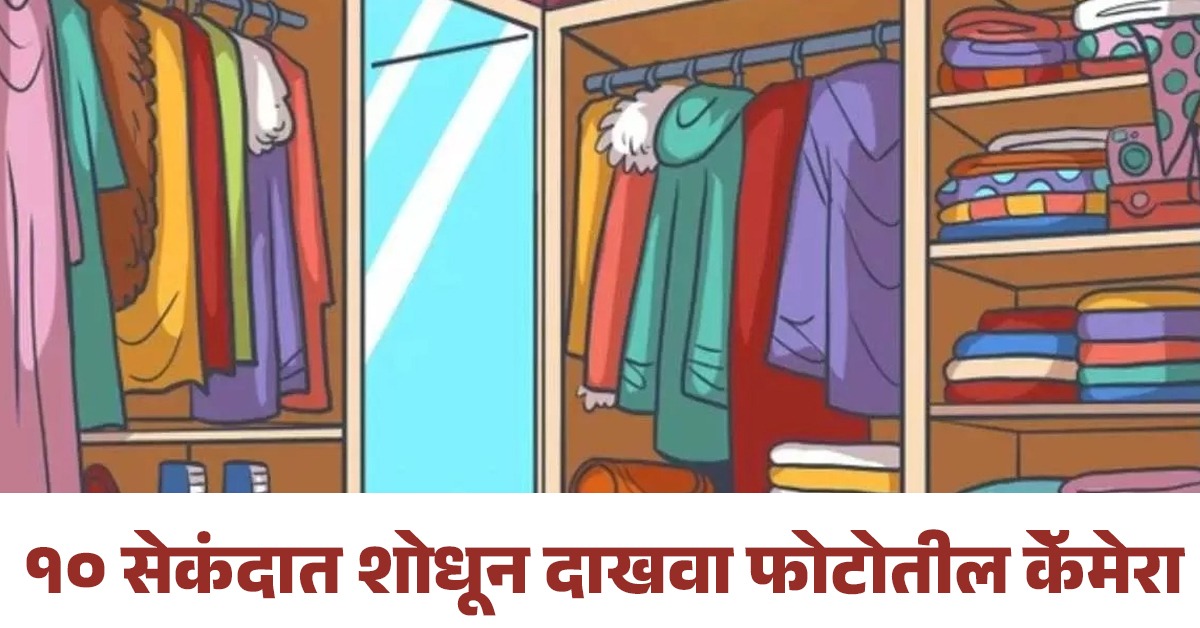 Optical Illusion: जीनिअस असाल तर १० सेकंदात शोधून दाखवा फोटोतील कॅमेरा ...