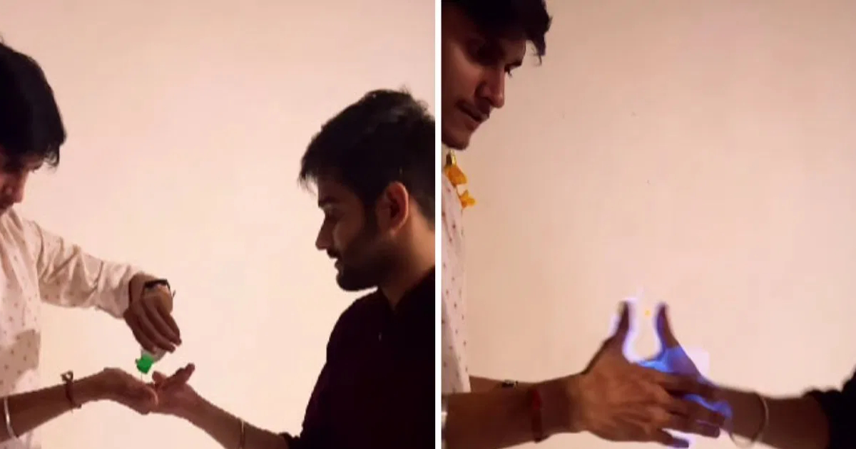 VIRAL VIDEO : 'आग' लावून हँडशेक! काय आहे 'Fire Handshake' ट्रेंड ...