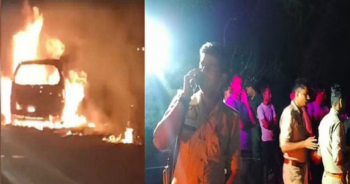धावत्या CNG कारला लागली आग; 4 जणांचा होरपळून मृत्यू, नेमकी कुठे चूक ... धावत्या CNG कारला लागली आग; 4 जणांचा होरपळून मृत्यू, नेमकी कुठे चूक ...
