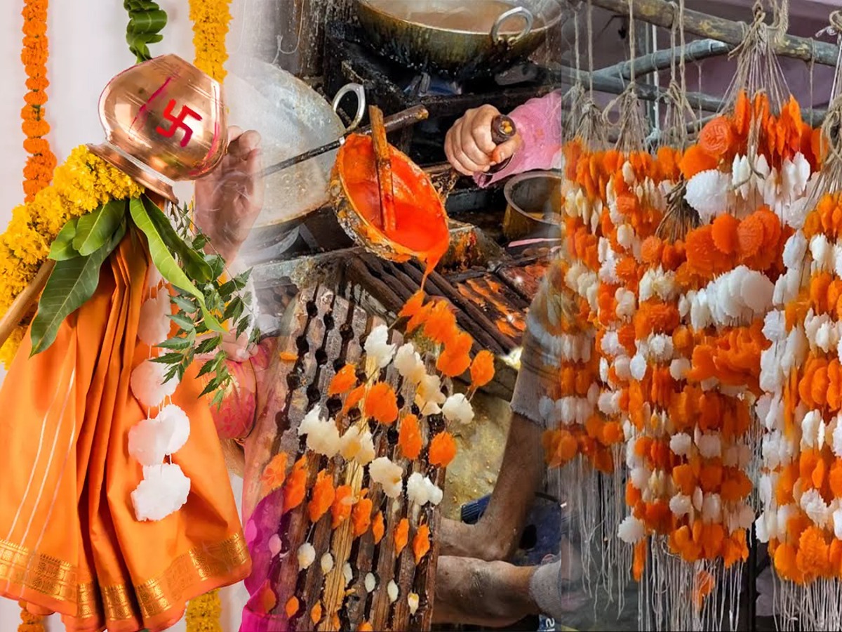 Gudhi Padwa 2022 : गुढीला घालतो ती साखरेची सुंदर गाठी कशी तयार करतात ...