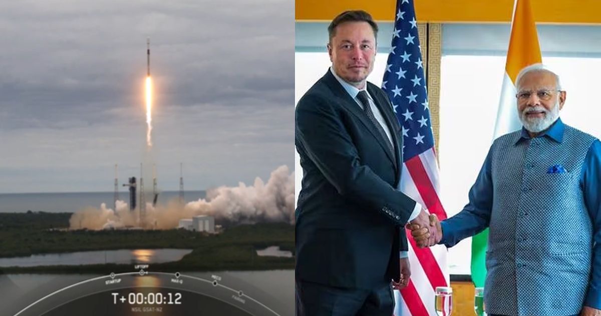 ISRO-SpaceX ची भागीदारी यशस्वी, Elon Musk यांनी लॉन्च केलं भारताचं ...