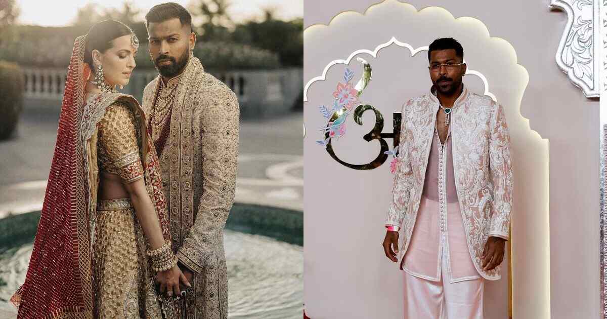 अनंत-राधिकाच्या लग्नाला हार्दिक पंड्याने नताशाशिवाय लावली हजेरी, भाऊ ...