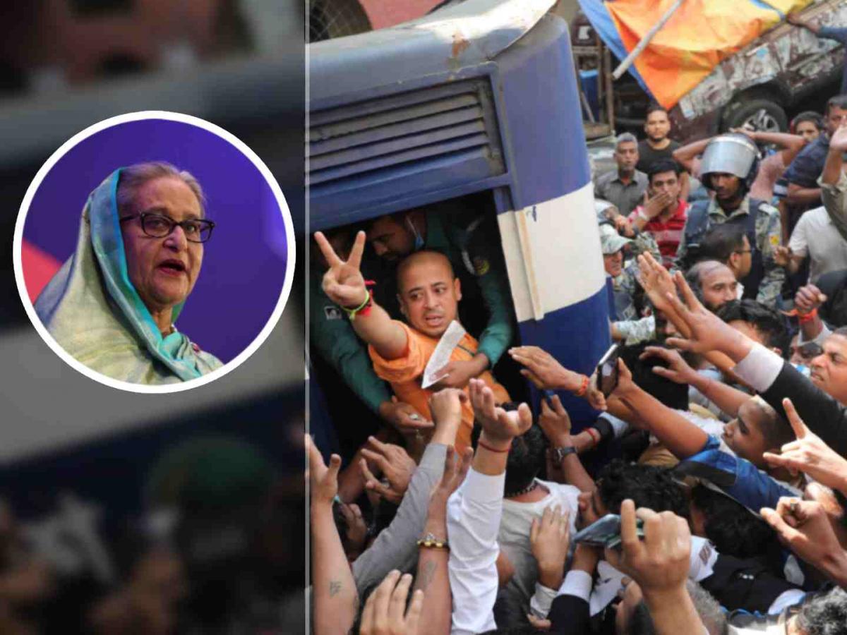 बांगलादेशात 'इस्कॉन'च्या चिन्मय कृष्ण दास यांना अटक, शेख हसिना यूनुस ...