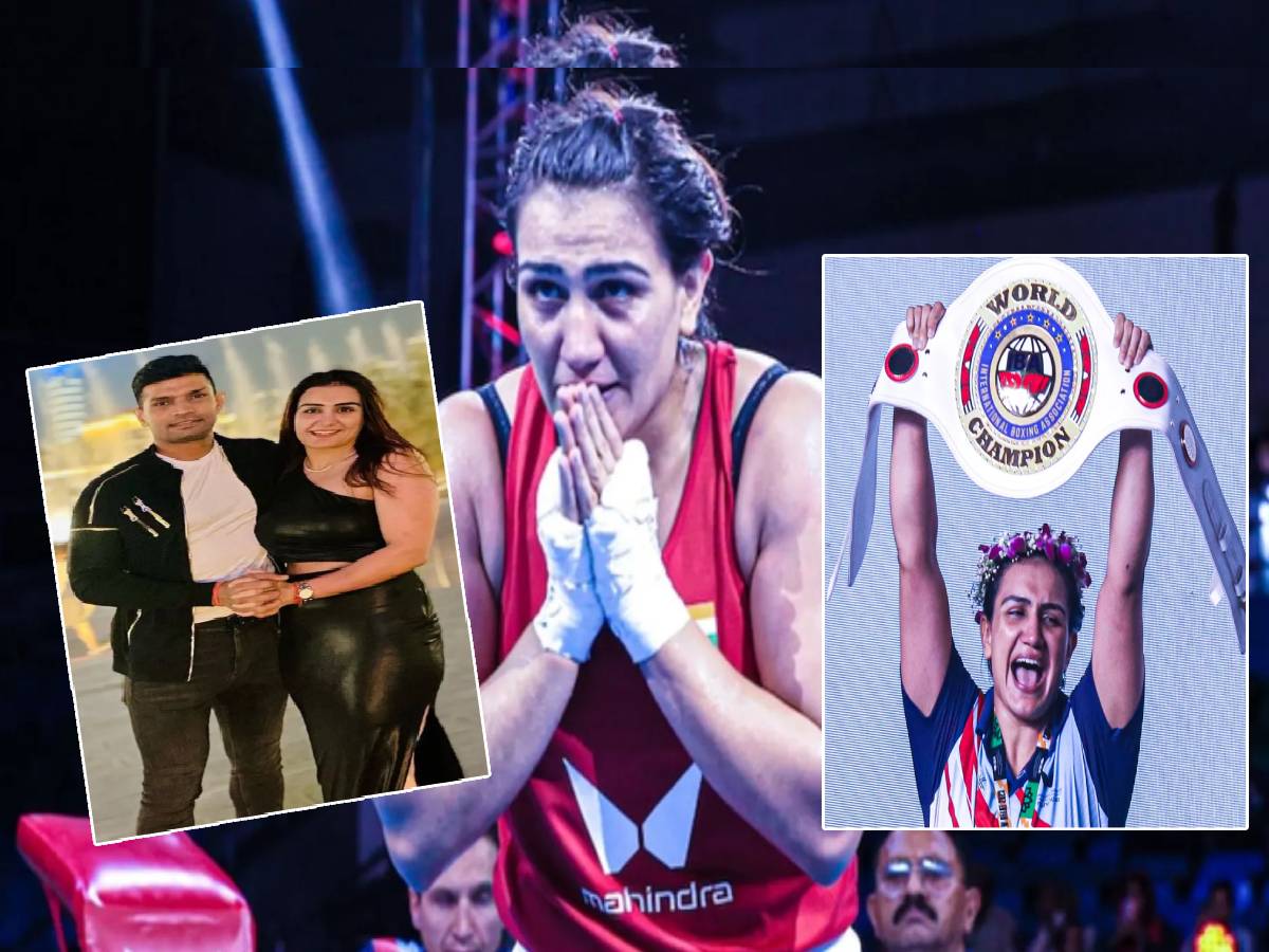 कबड्डीपटू दीपक हुड्डाच्या बायकोनं रचला इतिहास; बॉक्सिंगमध्ये भारतासाठी ...