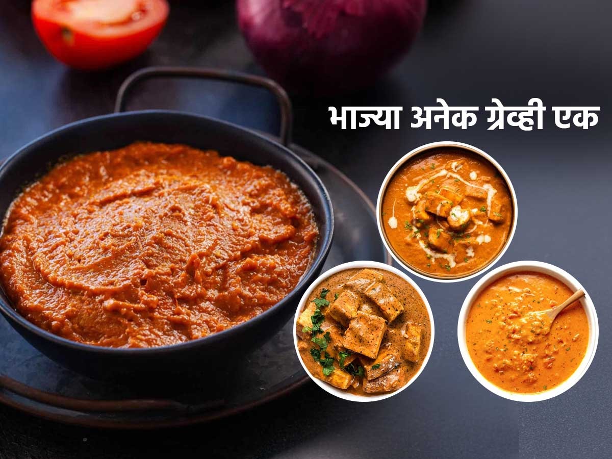 एका ग्रेव्हीत करा २० भाज्या, पाहा चविष्ट ग्रेव्ही करण्याची ५ मिनिटांची ...